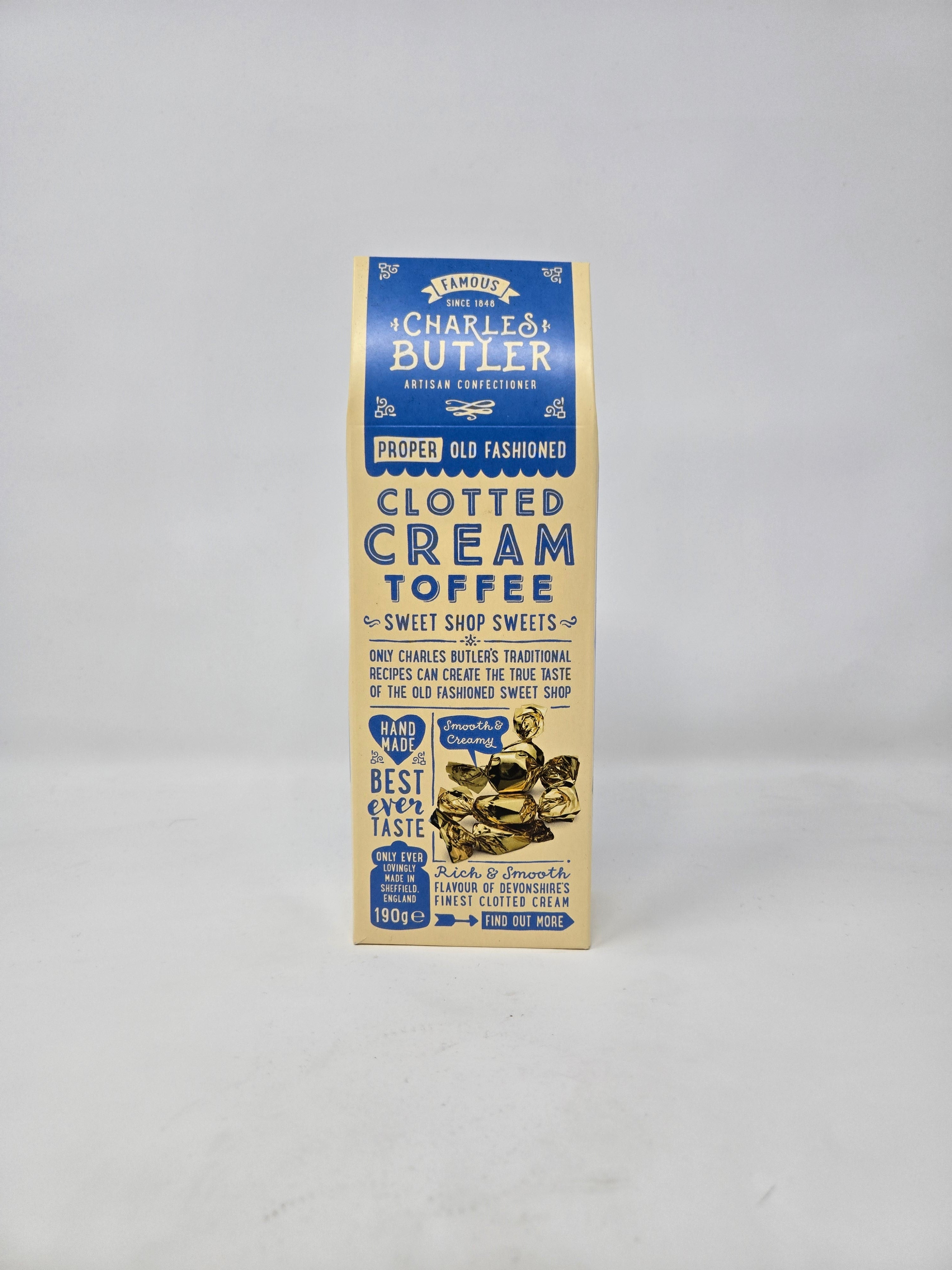 Charles Butler Proper Old Fashioned Clotted Cream Toffee ...