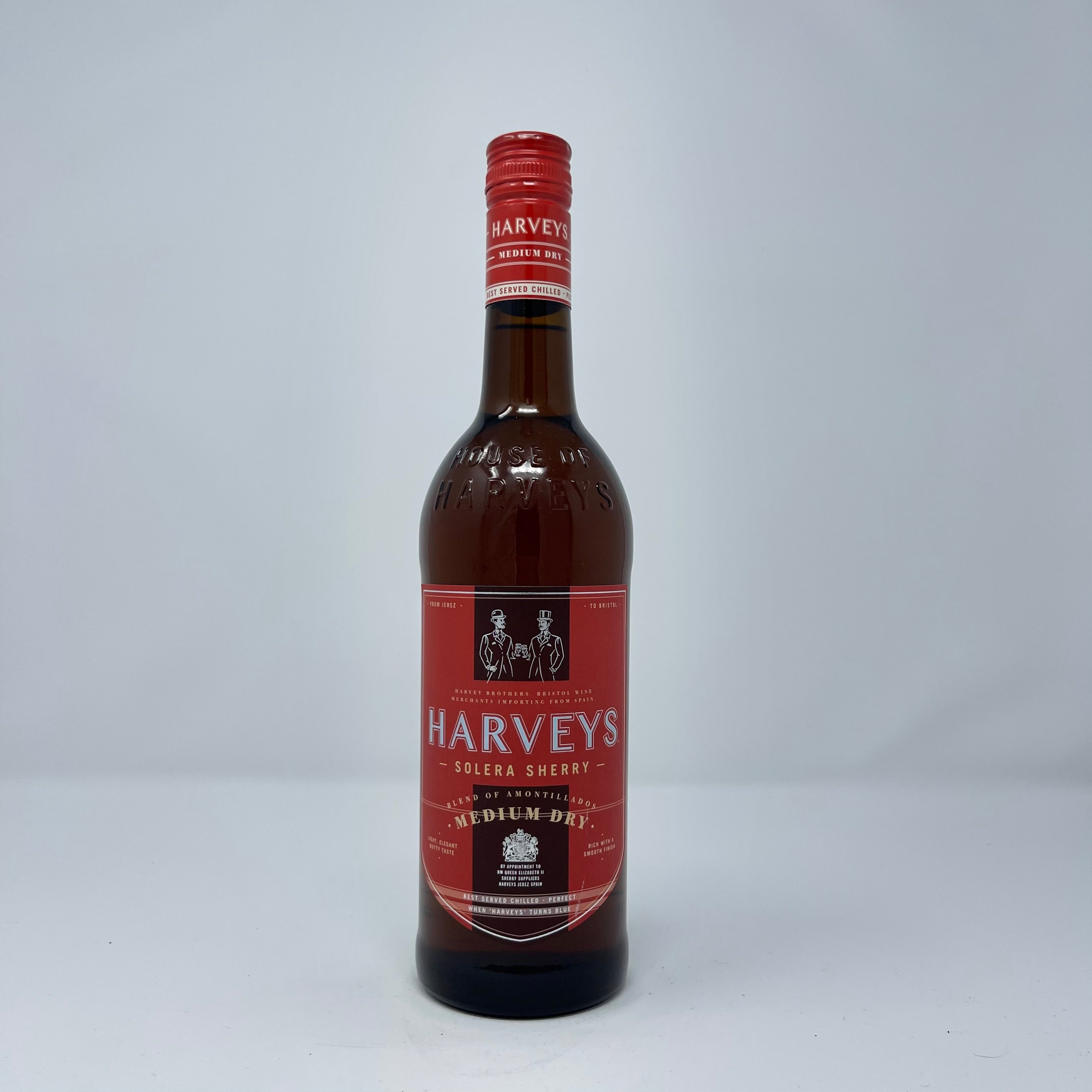 Harvey's Solera Sherry Medium Dry Blended Amontillado ...